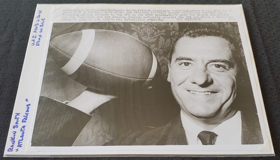 1965 Team Owner Rankin Smith Atlanta Falcons Original 8x10 UPI NFL ...