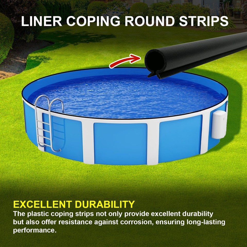 Omega Liner Coping Strips for Above Ground Pools – Overlap Pool Liner ...