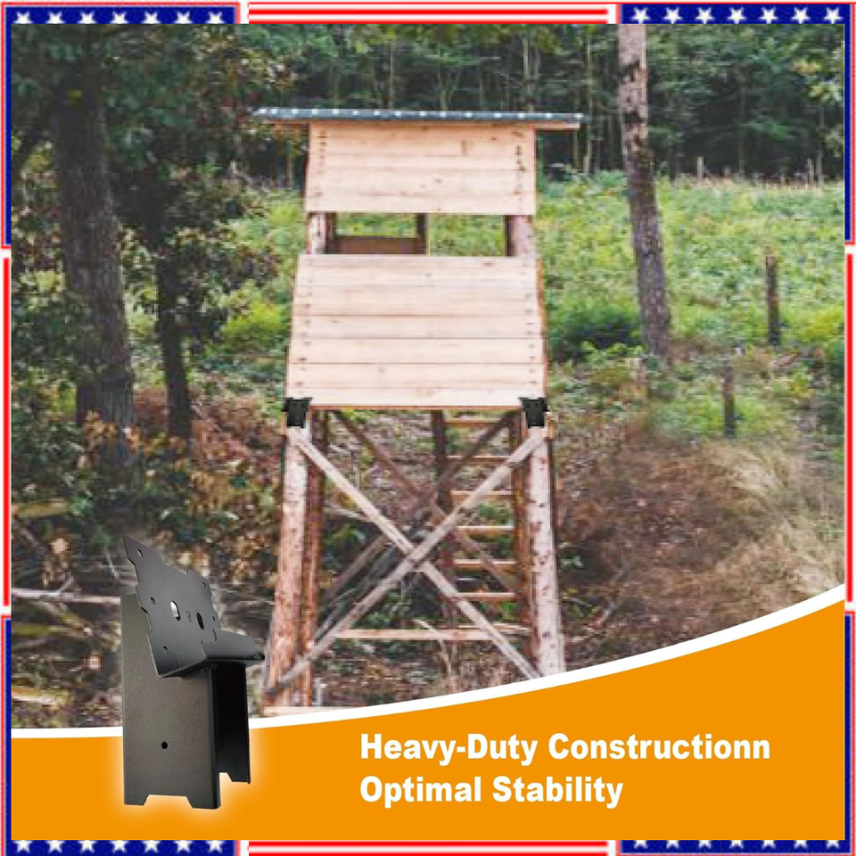 Outdoor 4 X 4 Compound Angle Platform Brackets for Deer Stand Hunting ...