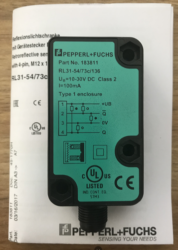 RL31-54/73C/136 For Pepperl+Fuchs New Photoelectric Sensor Free ...