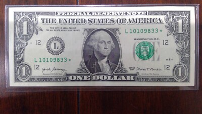 *STAR* 2017 L/12 SAN FRANCISCO $1 DOLLAR STAR NOTE (bill), AU+++ | eBay