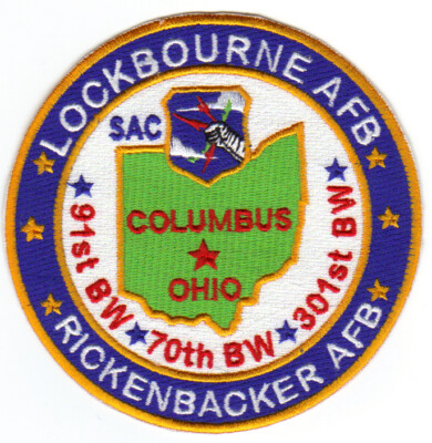 LOCKBOURNE/ RICKENBACKER AFB, OHIO, SAC, BW Y | eBay