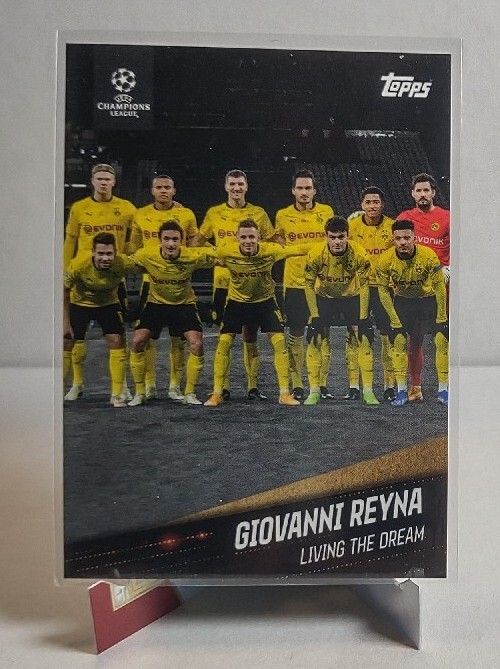 2021 Topps X Giovanni Reyna American Dream TEAM CARD Living the Dream ...