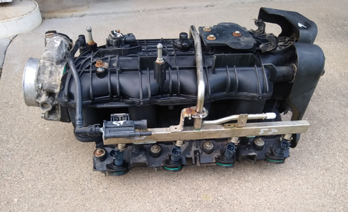 TBSS Trailblazer SS Intake TB Fuel Rails E85 Injectors Cathedral Port ...