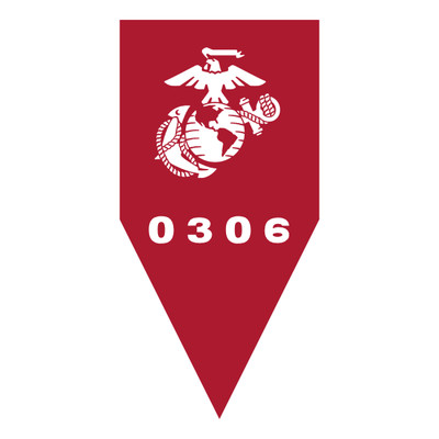 USMC 0306 MOS Decal - Marine Corps Decal - USMC Veteran Decal - USMC 4 ...