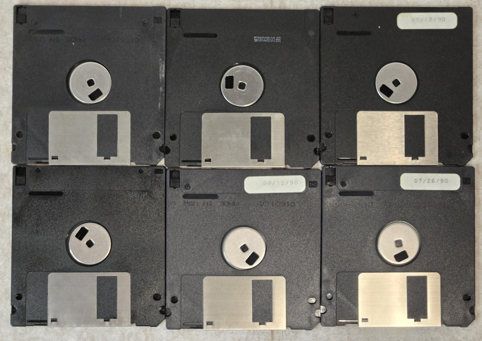 Tandy Deskmate MS-DOS 3.5" Floppy Disk OEM Lot 6 Disks UNTESTED | eBay