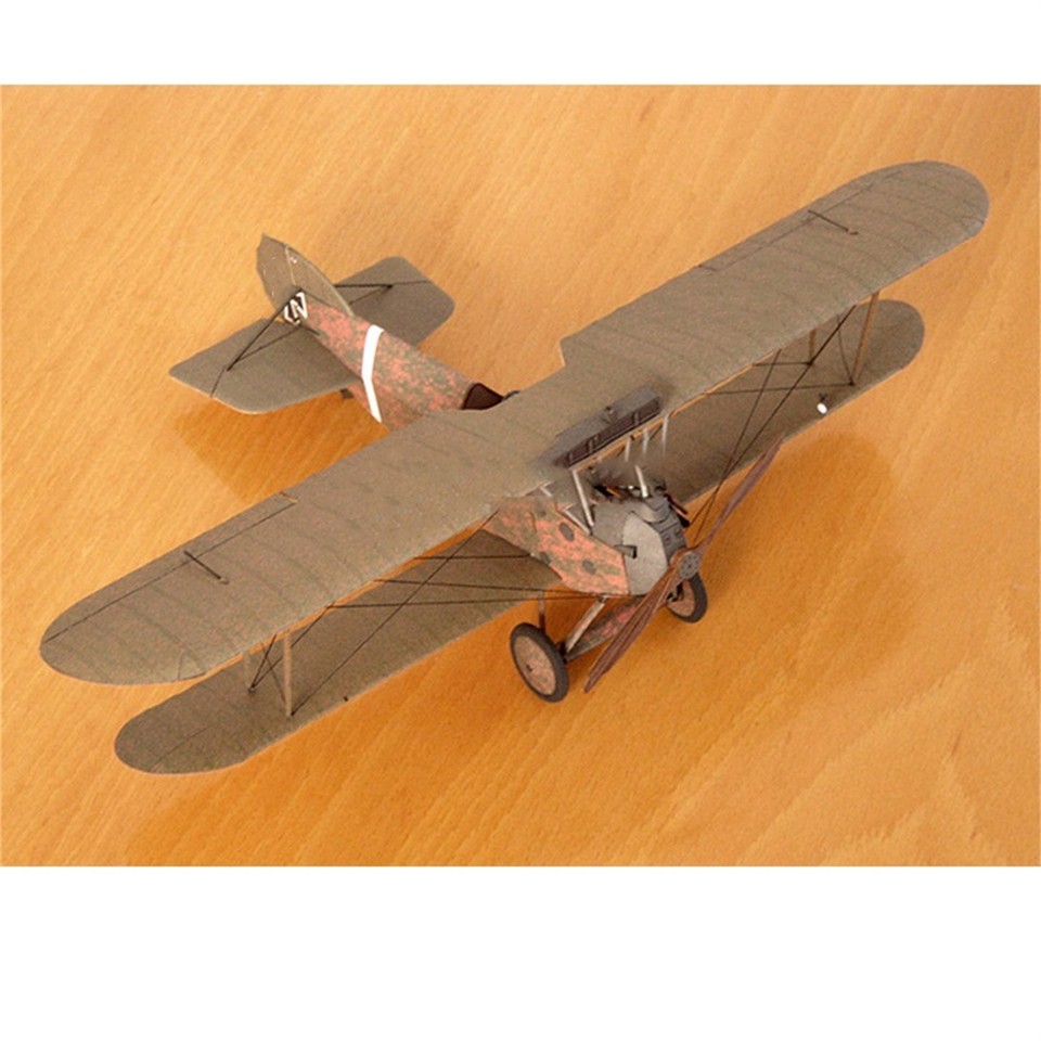 DIY 1:33 Phonix D II Fighter Paper Plane Model Military Puzzle Kit ...