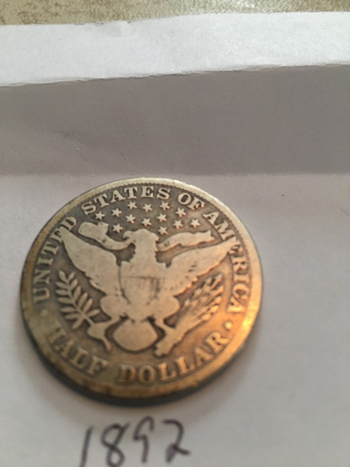 1892 barber half dollar 50c | eBay