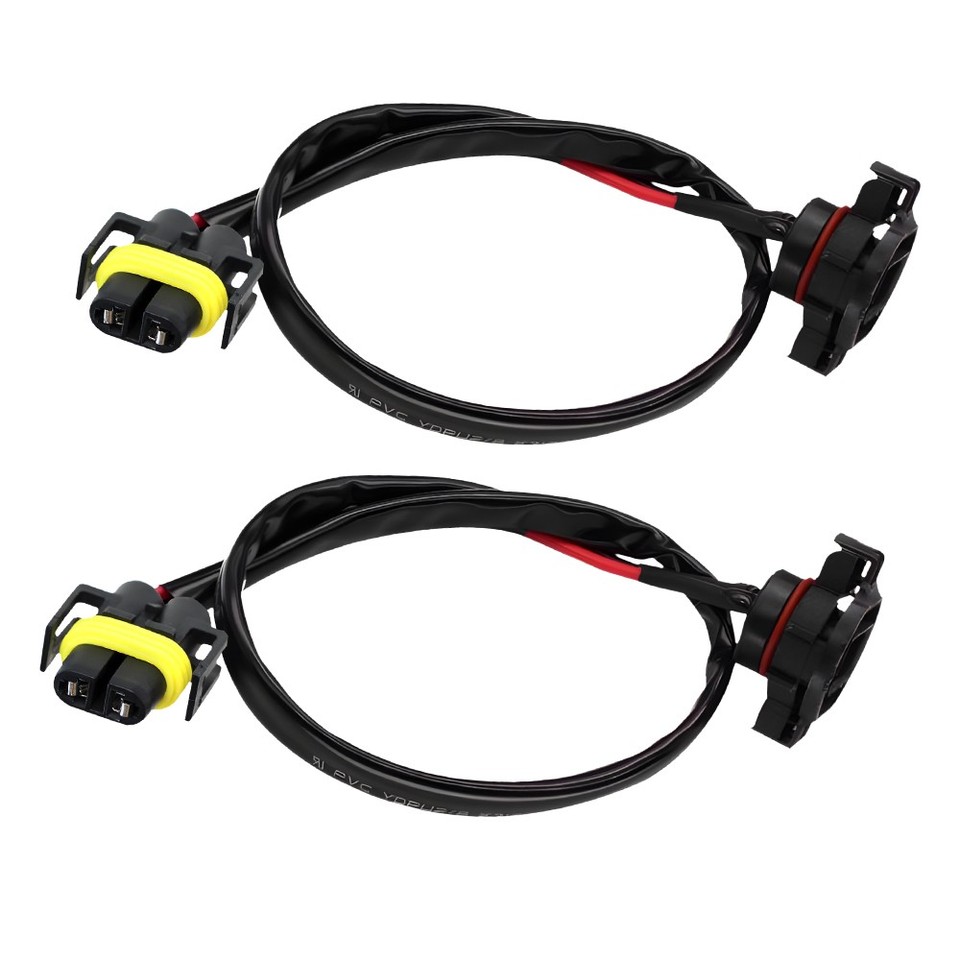 Head Light Headlamp Conversion Wire H11 to H1 Harness Adapter Socket ...