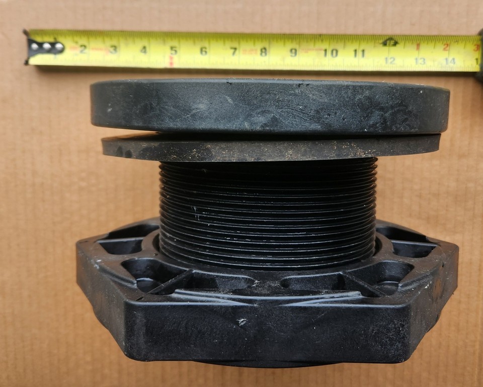 Banjo Poly Bulkhead Tank Fitting with EPDM Gasket 4" - TF400 | eBay