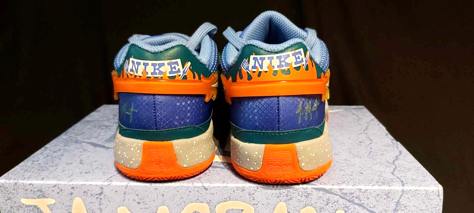 Nike Ja Morant 1 SE Backyard BBQ Blue White Size 6.5Y/8W FN4398-400 ...