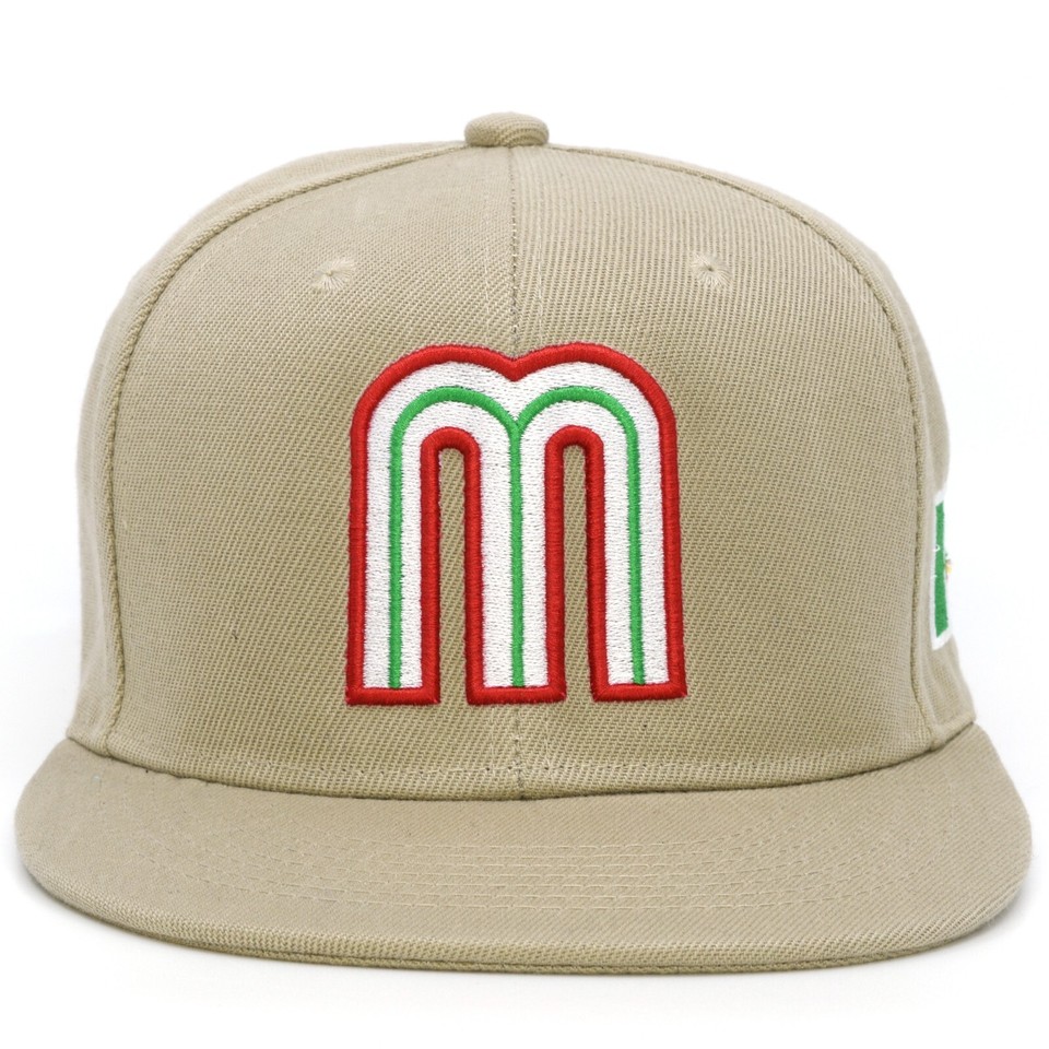 Mexico Snapback Hat Flag 3D M Embroidery Mexico Baseball Acrylic Cap ...