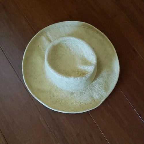 Two beat up and weathered straw farmer hats 2 for 1 | eBay