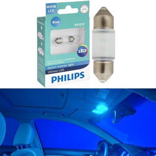 Philips Ultinon LED Light DE3175 Blue 10000K One Bulb Interior Dome ...