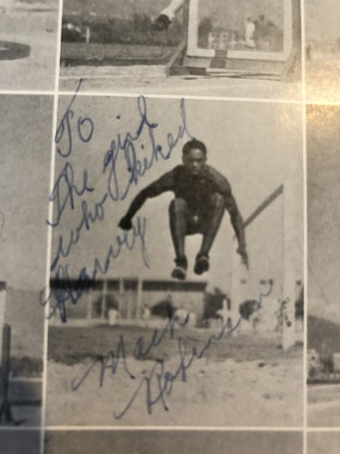 SIGNED JACKIE ROBINSON’s BROTHER US Olympic Medalist MACK High School ...