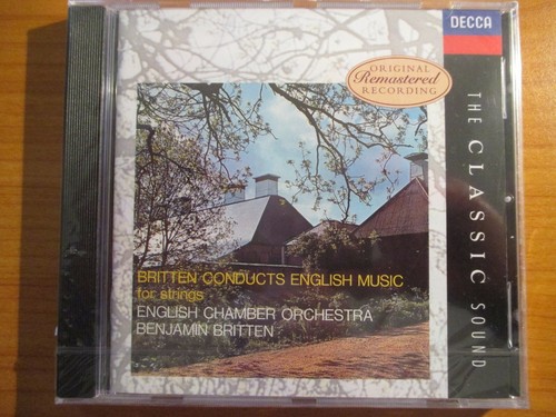 CD BRITTEN CONDUCTS ENGLISH MUSIC for strings ENGLISH CHAMBER O. B ...