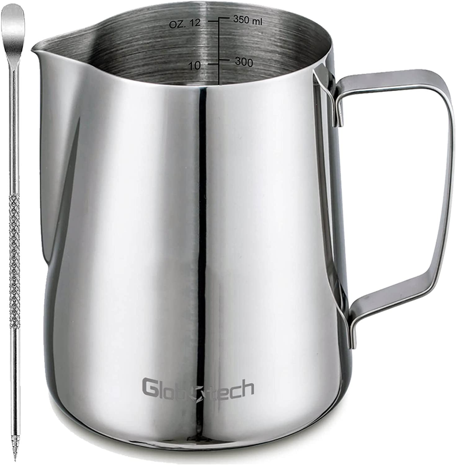 Milk Frothing Pitcher Latte Cup - Stainless Steel Pitcher Latte Art ...