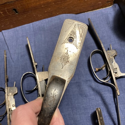 Job Lot Of Trigger Guards And Blocks Side By Side Shotguns, Spares ...