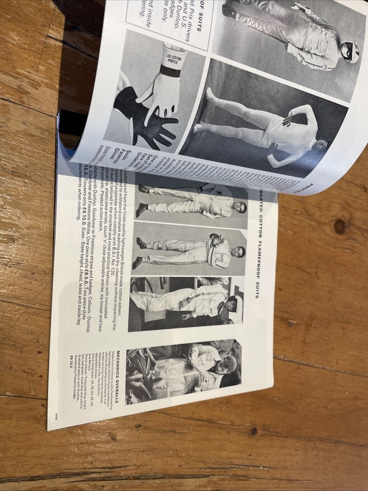 Vintage 1968 Les Leston Catalogue Brochure Motor Racing Car Goodwood ...