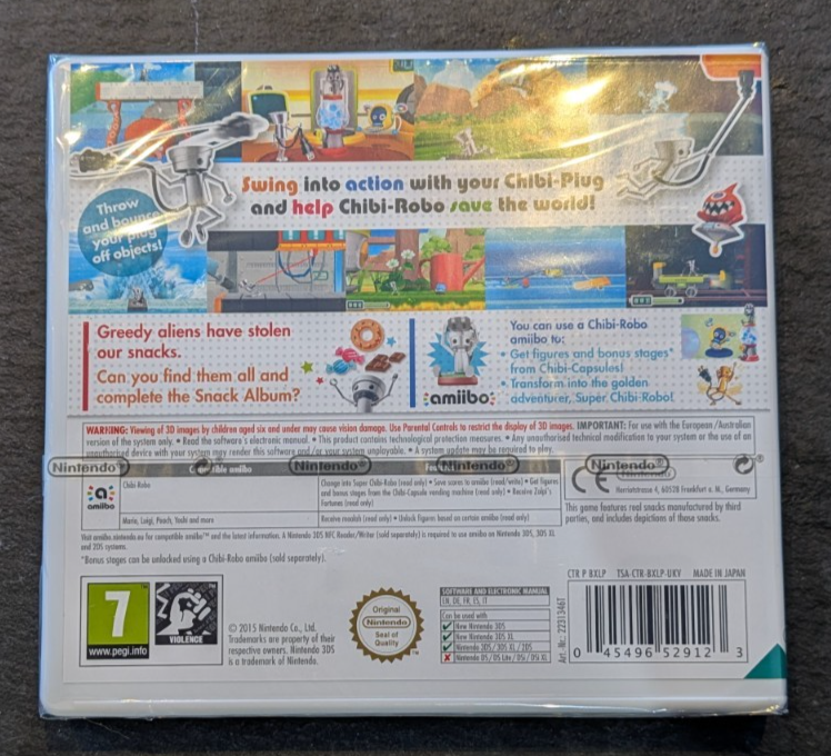 Chibi-Robo! Zip Lash - Nintendo 3DS - New & Sealed **Free P&P** | eBay