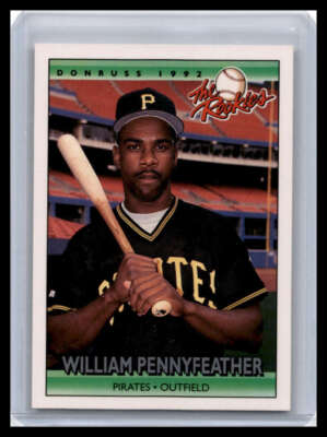 1992 Donruss The Rookies #93 Will Pennyfeather NM-MT Pittsburgh Pirate ...