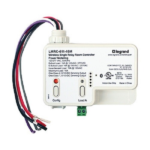Legrand Wattstopper LMRC-611-16M DLM 1-Relay Wireless Room Controller ...
