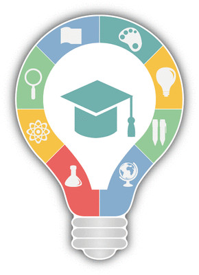 Education Light Bulb University Car Bumper Sticker Decal 3" x 5" | eBay