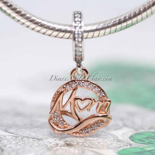 Two-Tone Mom 789374C01 Sterling Silver Dangle Mother Day Charm | eBay