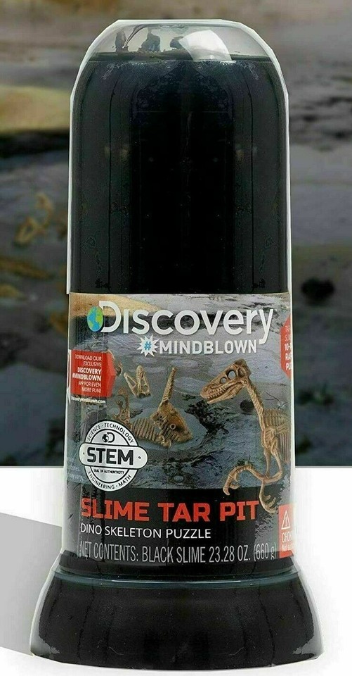 Discovery Dino Skeleton Tar Pit search & Uncover Bones PUZZLE build ...