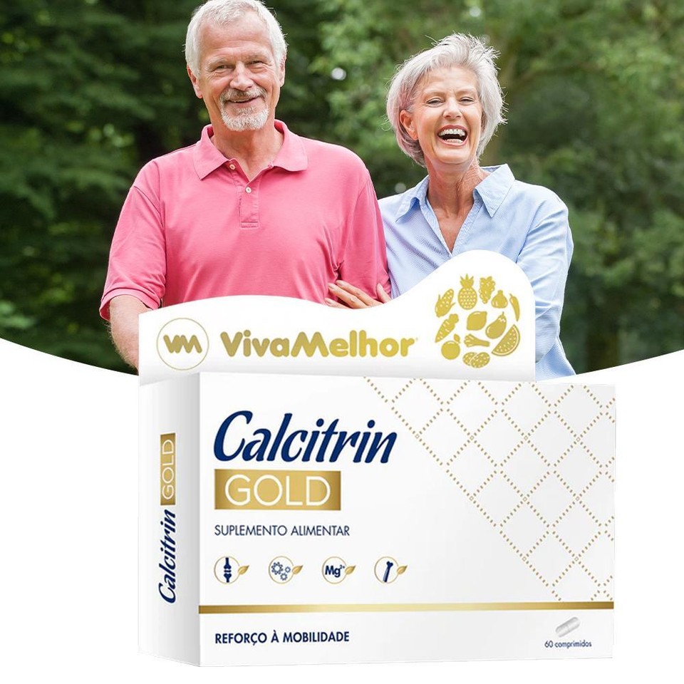Calcitrin Gold Dietary Supplement, Mobility Reinforcement, 60 Tablets ...