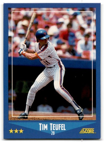 1988 Score Tim Teufel New York Mets #128 | eBay