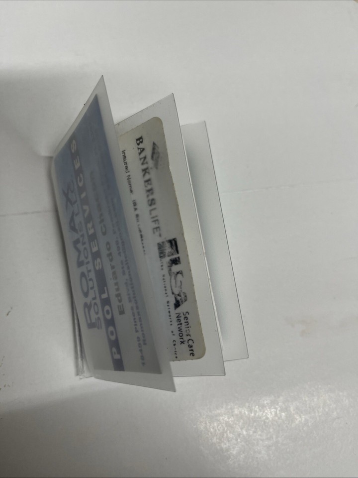 Wallet Inserts 6 Page Mens/Womens Card/Pic Holder /Windows 1 Piece | eBay