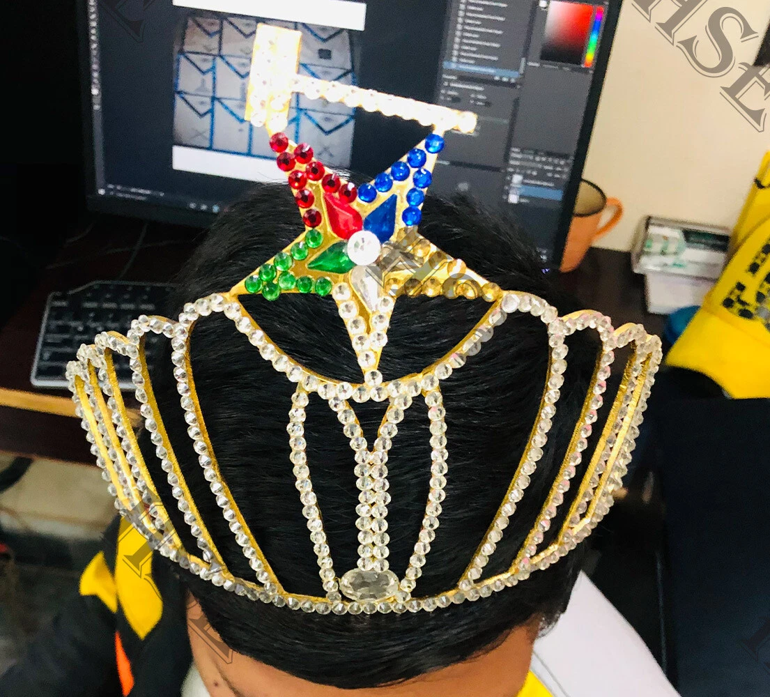 MASONIC REGALIA Freemason Masonic OES Worthy Matron Rhinestones O.E.S ...