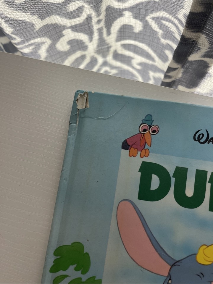 Walt Disney’s Vintage 1988 Dumbo Children’s Book Hardcover Classic ...