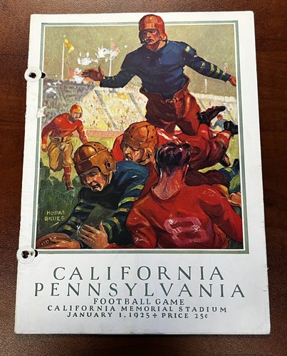 Vintage 1925 Pennsylvania Quakers @ Cal Bears Football Program New ...