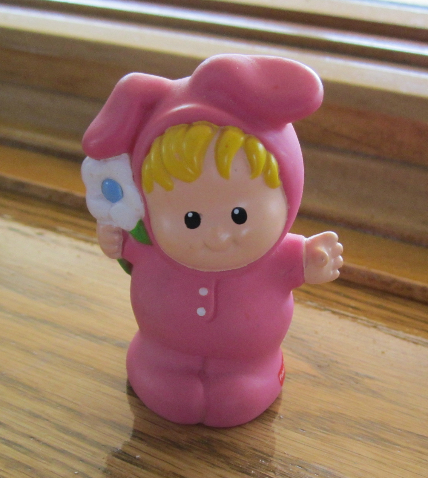 Fisher Price Little People Easter Child Boy Girl Pink Flower Wagon ...