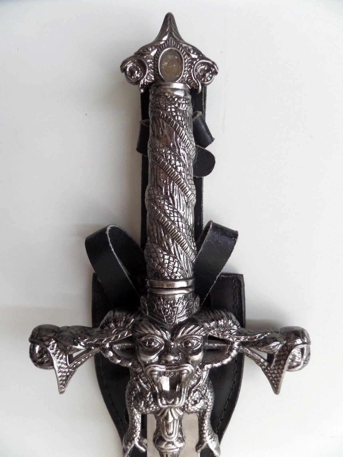 Vintage Demon Snake Head Handle Pakistan Double edge 40 inch Sword | eBay
