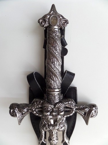 Vintage Demon Snake Head Handle Pakistan Double edge 40 inch Sword | eBay