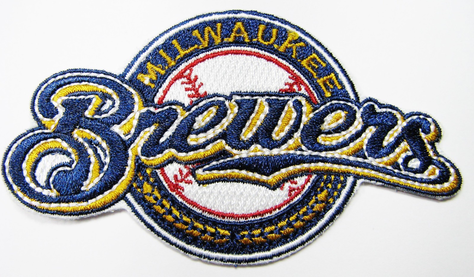 LOT OF (1) BASEBALL MILWAUKEE BREWERS EMBROIDERED PATCH/PATCHES ITEM ...