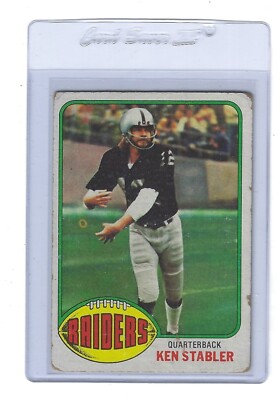 Ken Stabler 1976 Topps Football Card #415 Very Good Oakland | eBay