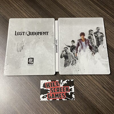 Lost Judgment Steel Book Case Only Gamestop Exclusive Promo -- No Game ...