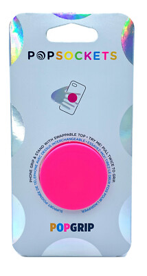 PopSockets Neon Hot Pink Magenta Bright Phone Grip PopSocket Pop Socket ...