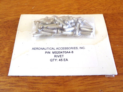 Aircraft Rivets MS20470A4-8 | eBay
