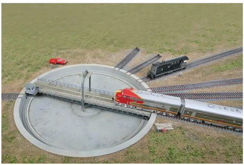 Walthers #933-2851 HO Scale Motorized 110' Turntable + #933-2321 DCC ...