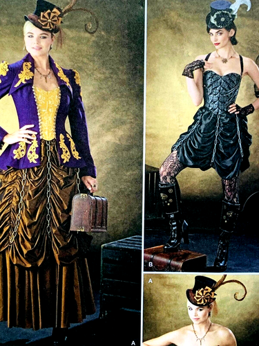 Simplicity Uncut Pattern 1248 Sz. 14-22 Steam Punk Costume Jacket ...