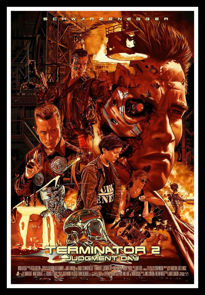 Cartel De Terminator 2 Vinilo Terminator 2 BSO De Segunda Mano Por 60