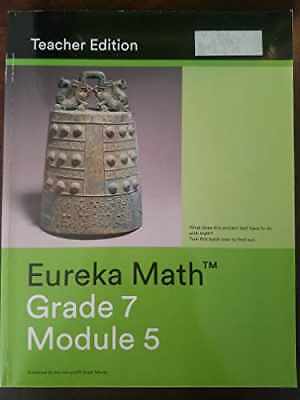 Eureka Math Grade 7 Module 5 Teacher - Paperback, by Great Minds - Very ...