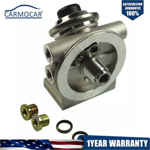 Diesel Fuel Filter Base w/ Hand Priming Pump M16x1.5MM 1-14" Spin-On ...