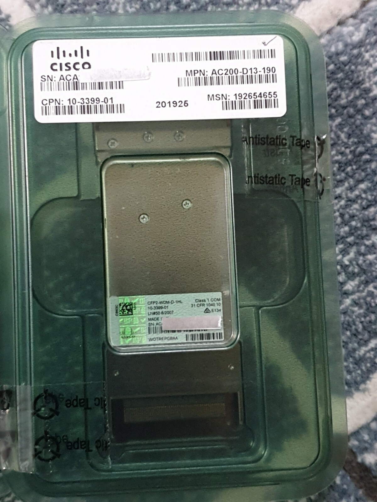 Cisco+Ons-c2-wdm-de-1hl+200g+WDM+Digital+Licensed+100g+Only+TOF for ...