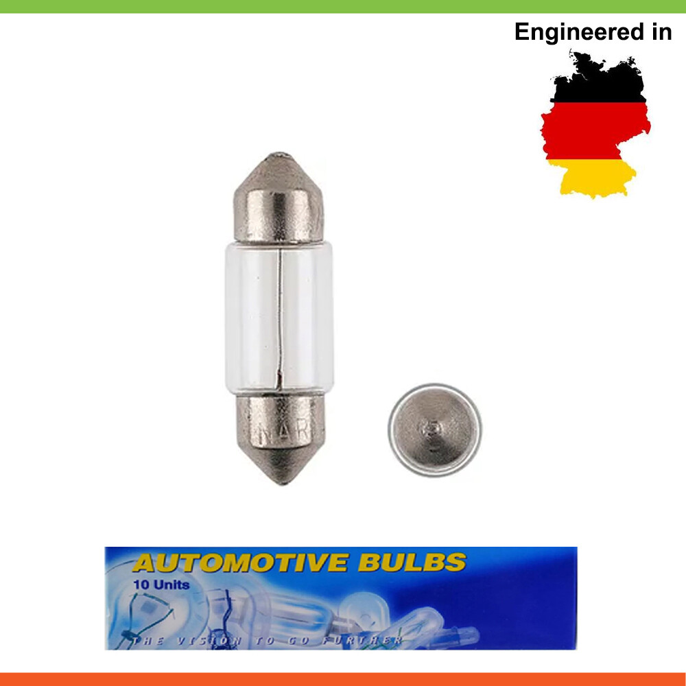 NARVA Globe Festoon 12V 10W 10x31mm (10Pk) For Ford Taurus 3.0 i (DN,DP ...
